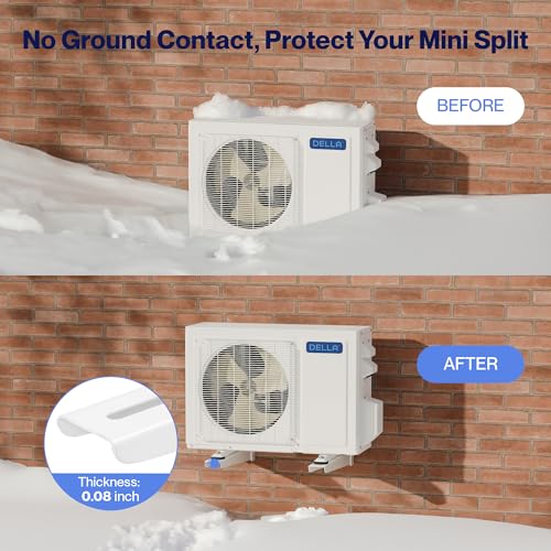 Heavy-Duty Adjustable Mini Split Wall Mount Bracket 6K-12K BTU 350-lb ...