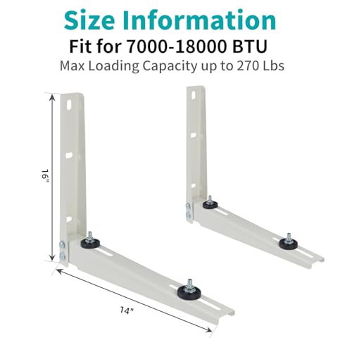 Mini Split Wall Mounting Bracket for 7000-18000 BTU Air Conditioner Heat Pump System Unit,Heavy ...