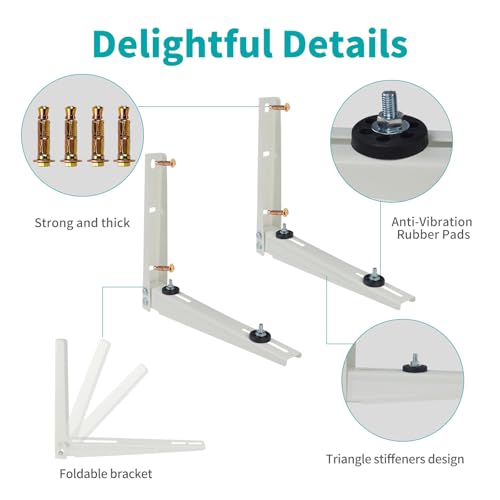 Mini Split Wall Mounting Bracket for 7000-18000 BTU Air Conditioner Heat Pump System Unit,Heavy ...