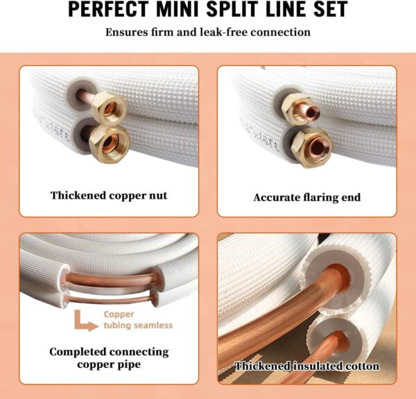 Wostore 50FT Mini Split Line Set Review: Buy It? - Efficient Mini Splits